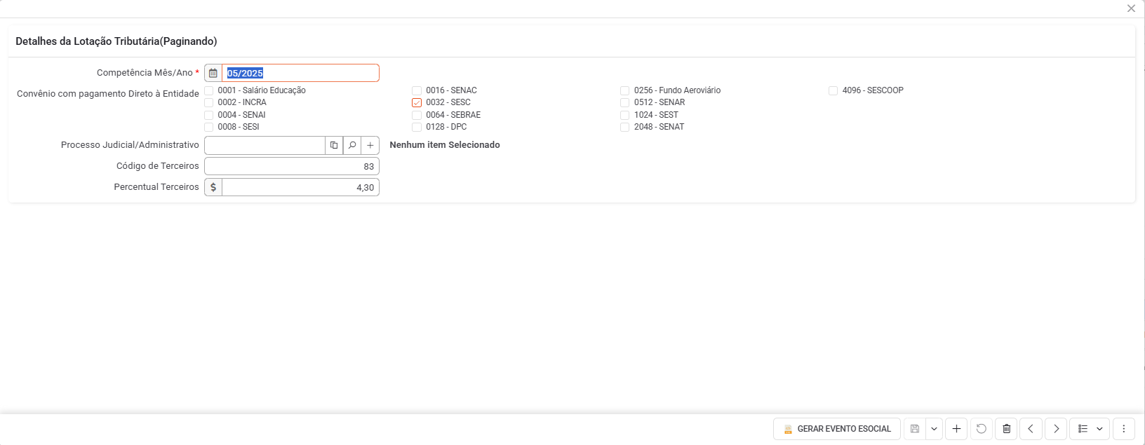 Como Informar Corretamente o Recolhimento Direto de Terceiros no Sistema? | Questor Docs